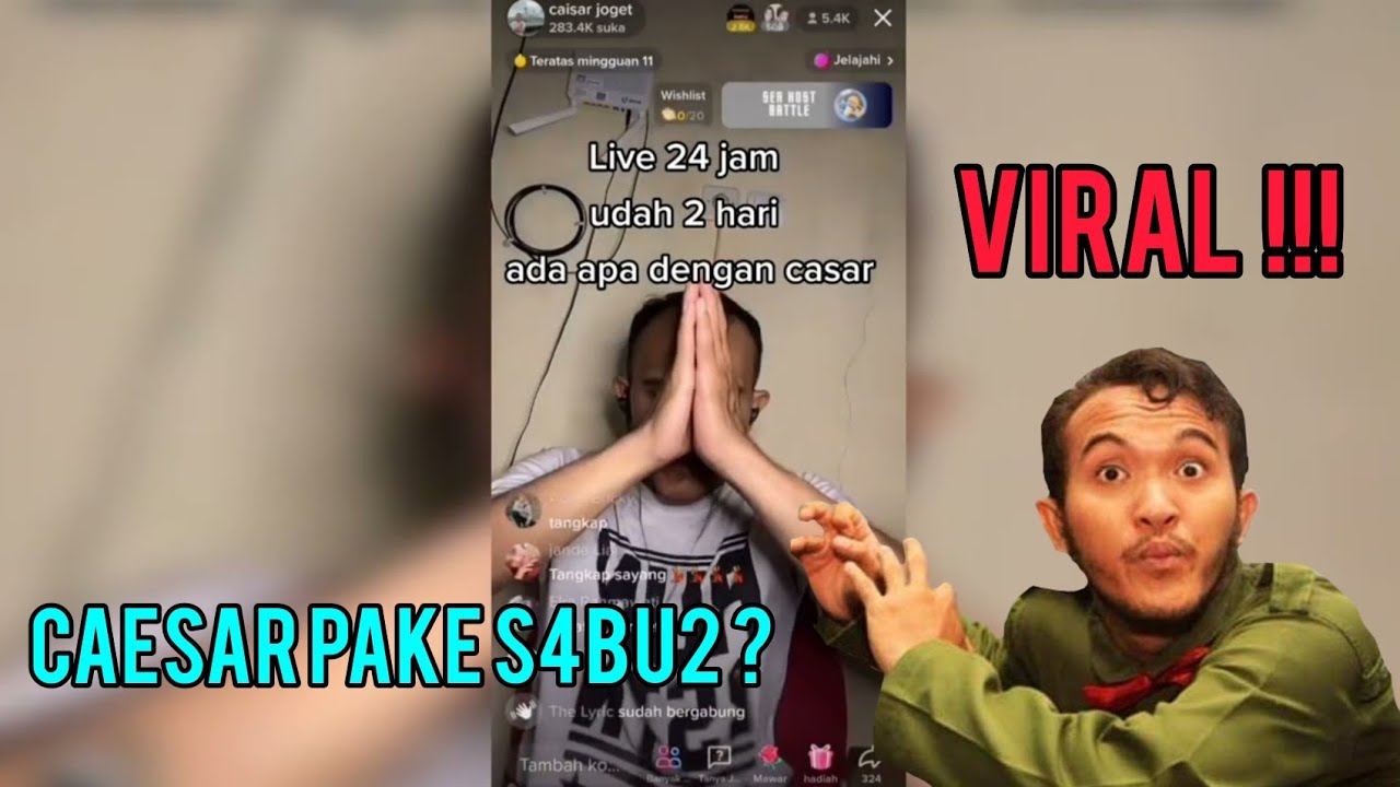 INFO TERKINI !! VIRAL !!! CAISAR / CESAR YKS DITUDUH NYABU AKIBAT LIVE ...