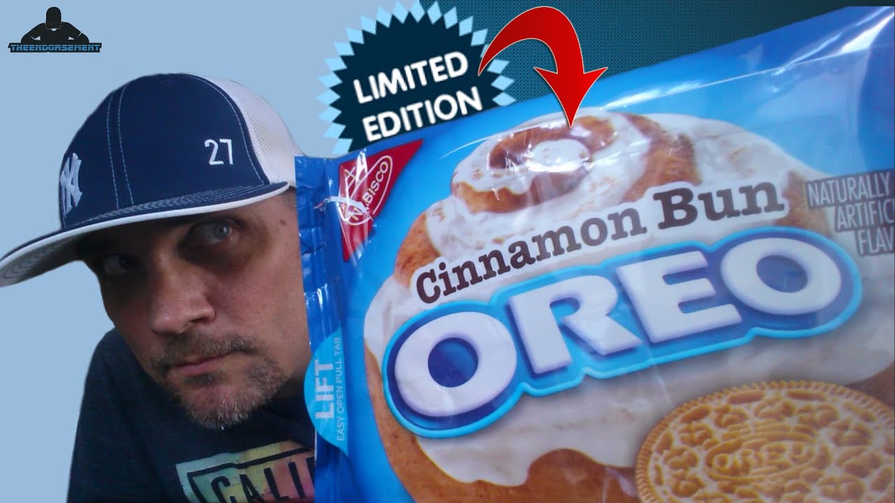 NEW CINNAMON BUN OREO REVIEW #233 - YouTube