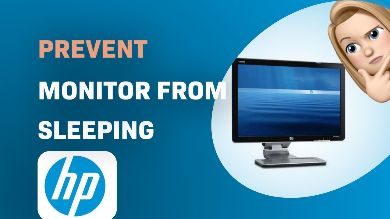 How to Prevent the HP W2207H Monitor from Sleeping - YouTube