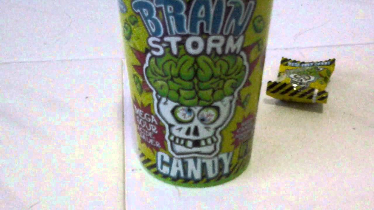 Brain Storm Candy (sour candy) - YouTube