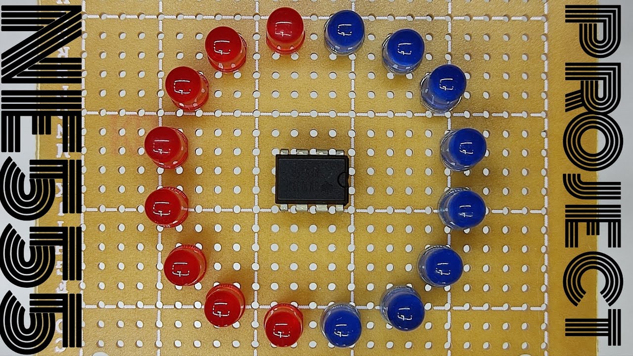 Electronic Project Making An Amazing Side Shifting Led Chaser Youtube