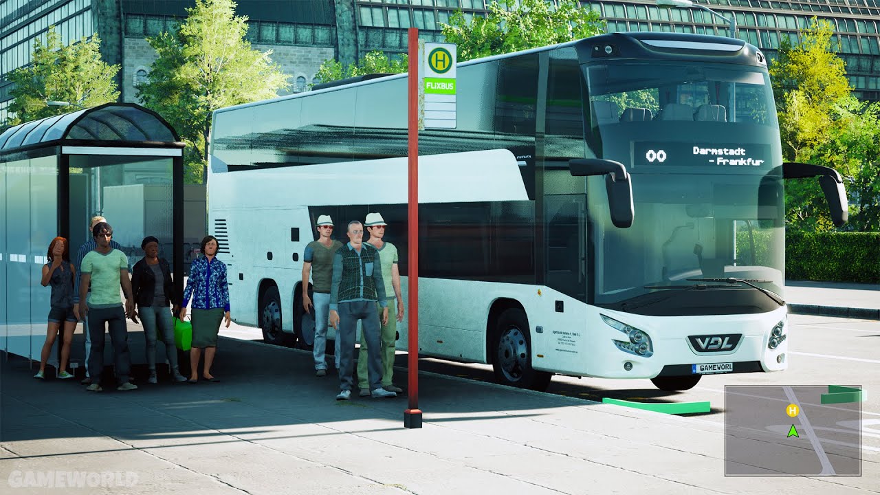 Fernbus Simulator - VDL Futura FDD2 131 - Frankfurt to Darmstadt - YouTube