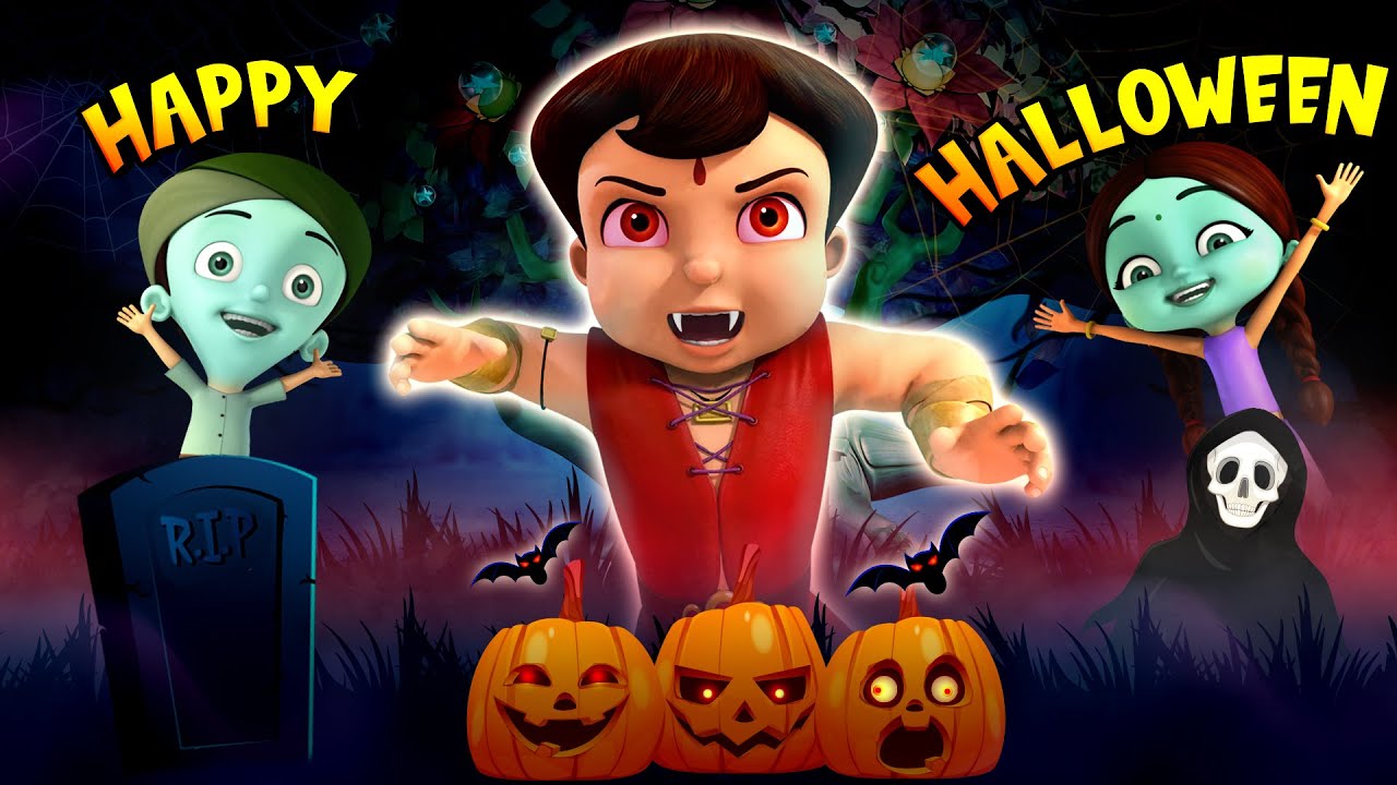 Super Bheem - Halloween Special | Spooky Cartoons for Kids | Scary ...