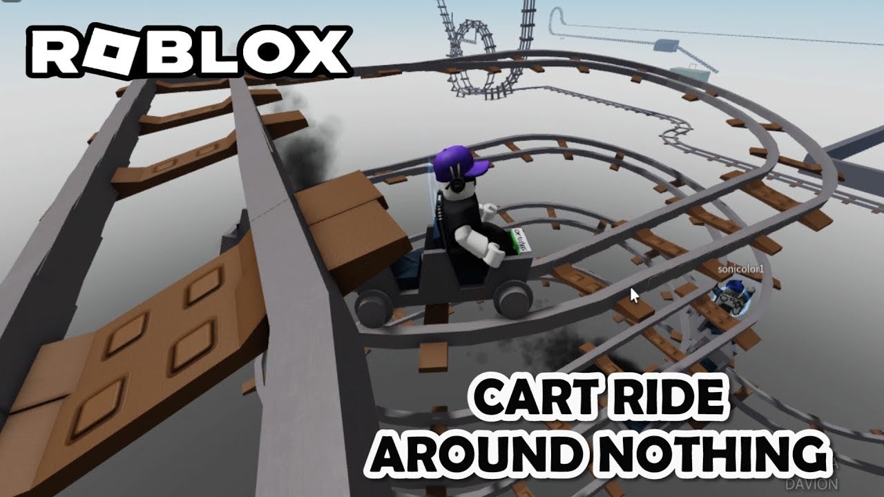 Roblox- Cart Ride Around Nothing. Train Ride - YouTube