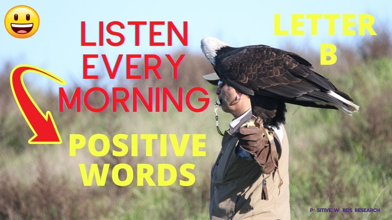 Positive Words That Start With B | Nice Words With Letter B | Positive ...