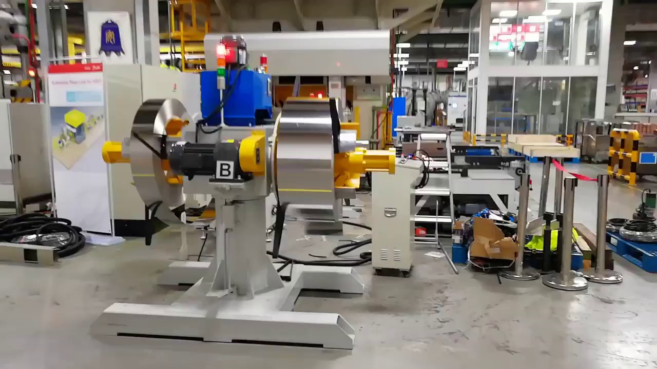 Automatic Press Line for 500T，Stamping Press - YouTube