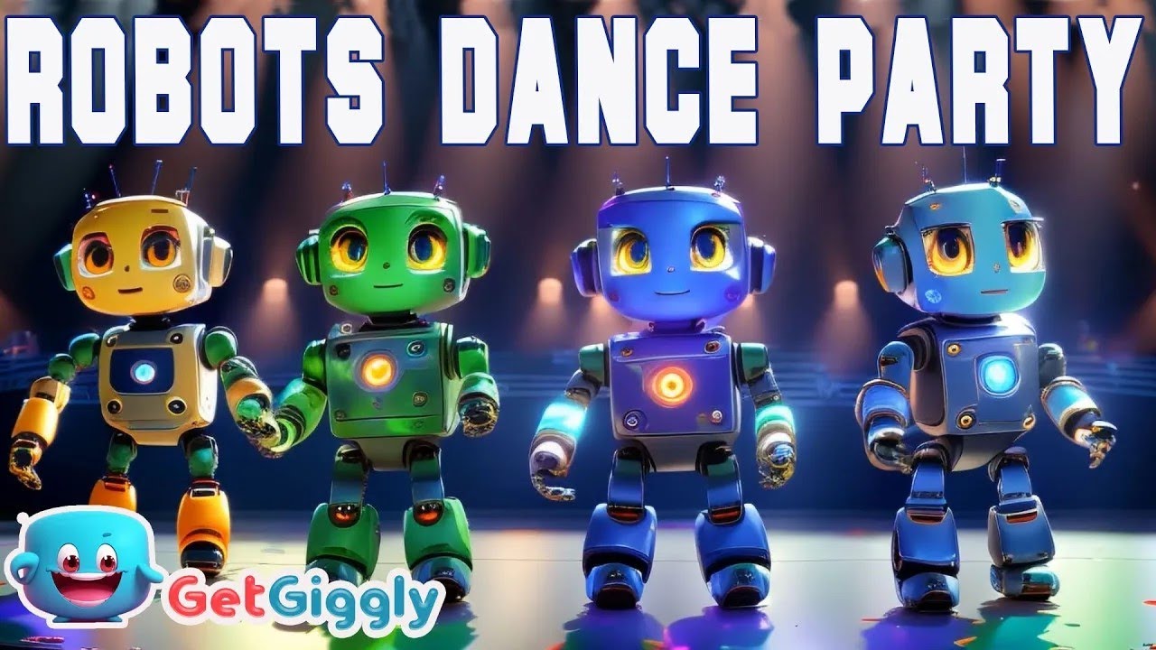 Robot Dance Party Song | Fun Robots song for Kids| GetGiggly Nursery ...