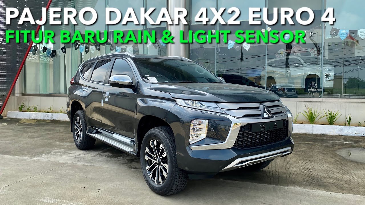 Review New Pajero Dakar 4X2 Graphite Grey Metalik Euro 4 - in depth tour Indonesia - YouTube
