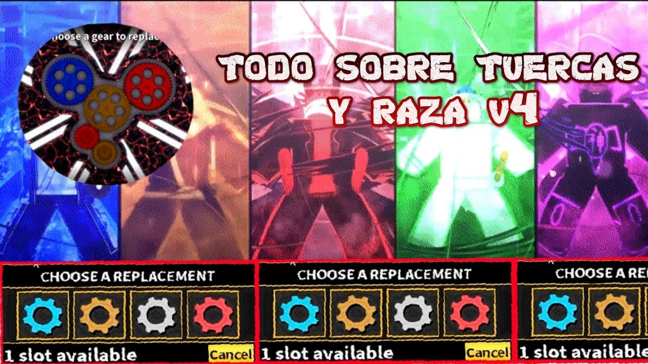 COMO CONSEGUIR la RAZA V4 "*como colocar las tuercas en trial*" BLOX ...