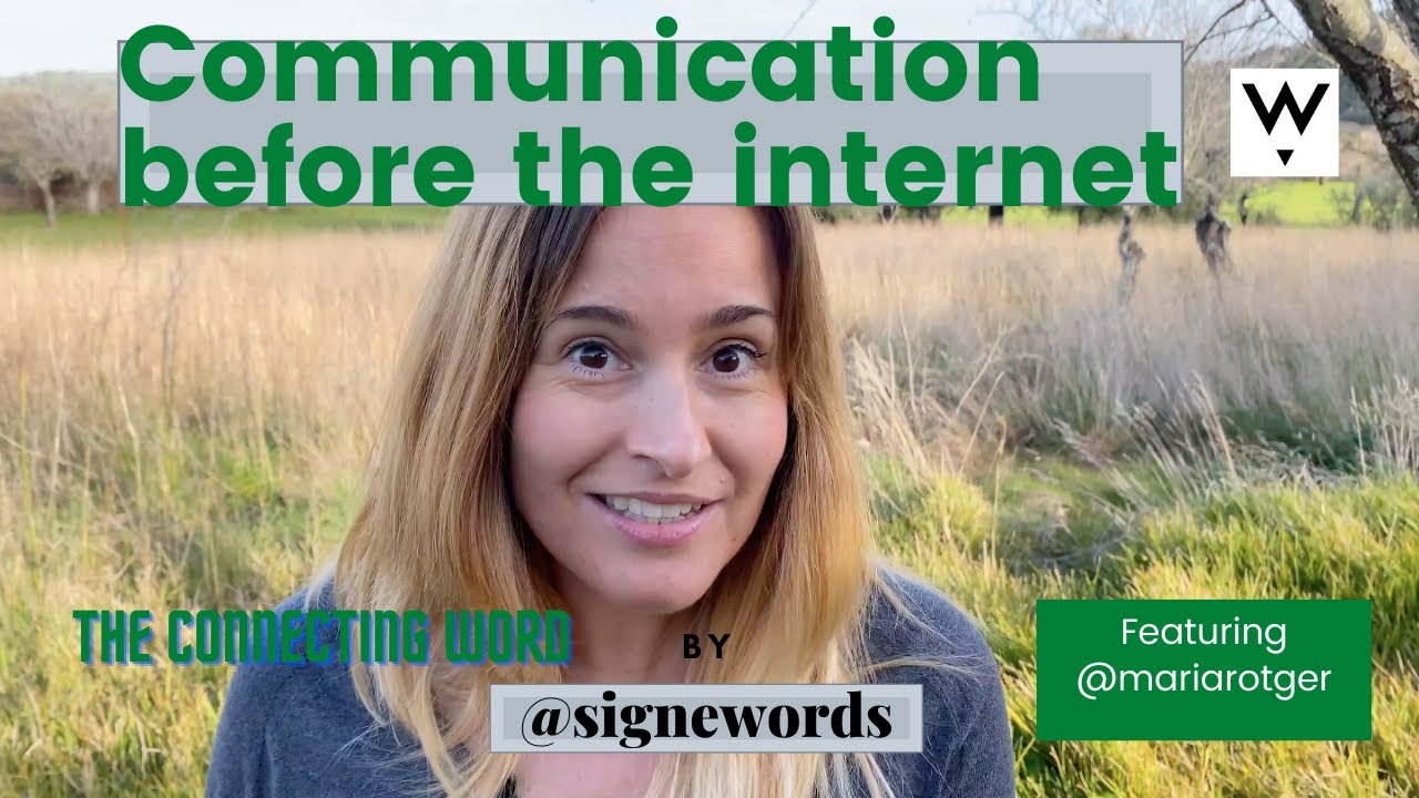 COMMUNICATION BEFORE THE INTERNET | PART 1 | THE CONNECTING WORD - YouTube