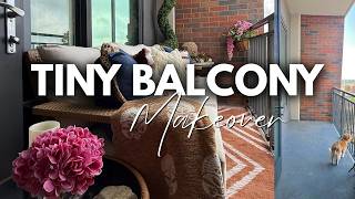 Tiny Apartment Balcony Makeover on a Budget!🤩