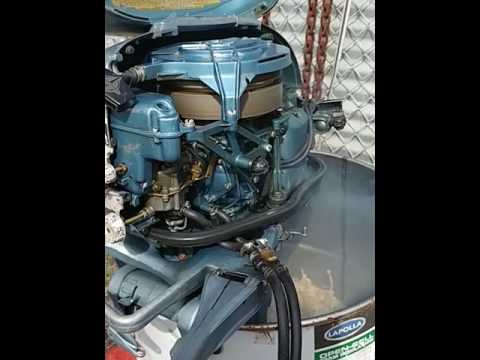 1956 Evinrude serial number 10012 - YouTube