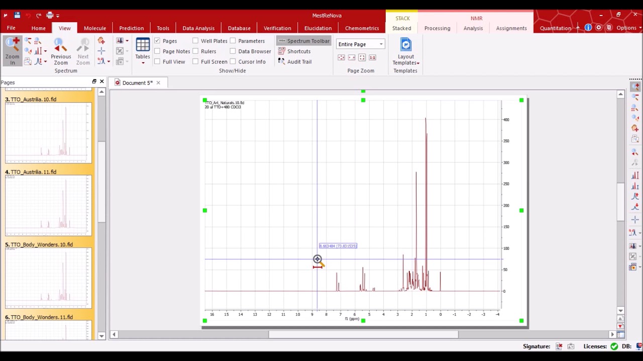 Binning of NMR Spectra by Mnova Masterlab part 001 - YouTube