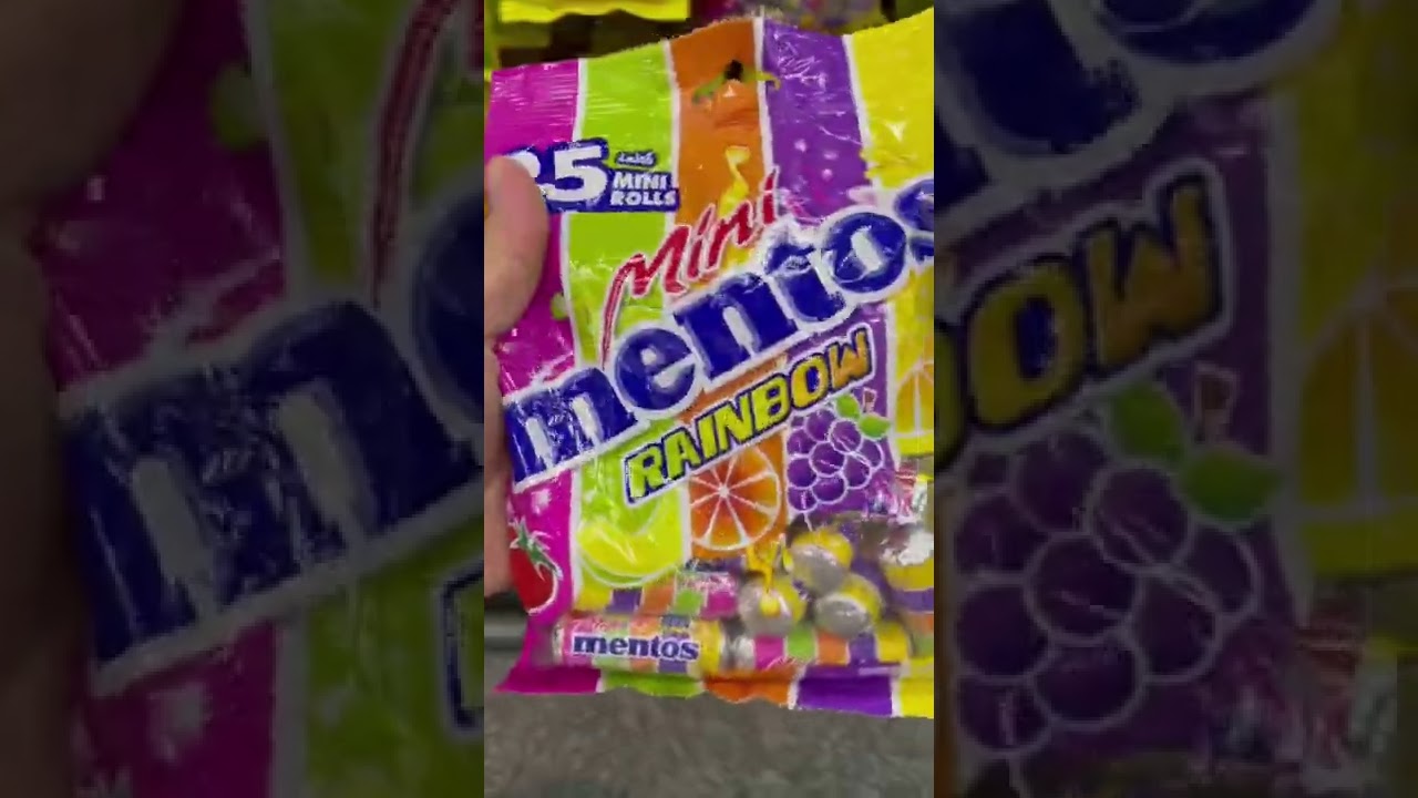 ASMR These MENTOS are so good! Try them before you throw them out! # ...