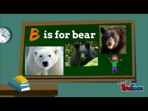 kids LEARN animal alphabet PHONICS ABC PRESCHOOL educational video ...