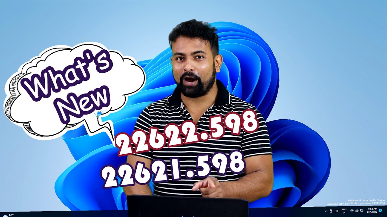 Windows 11 Build (22621.598) and (22622.598) Update to the Beta Channel, What's New - YouTube