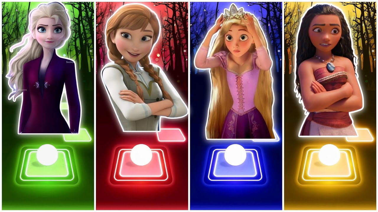 Elsa Let it go - Anna Do you want build a Snowman - Repunzel Tangled ...