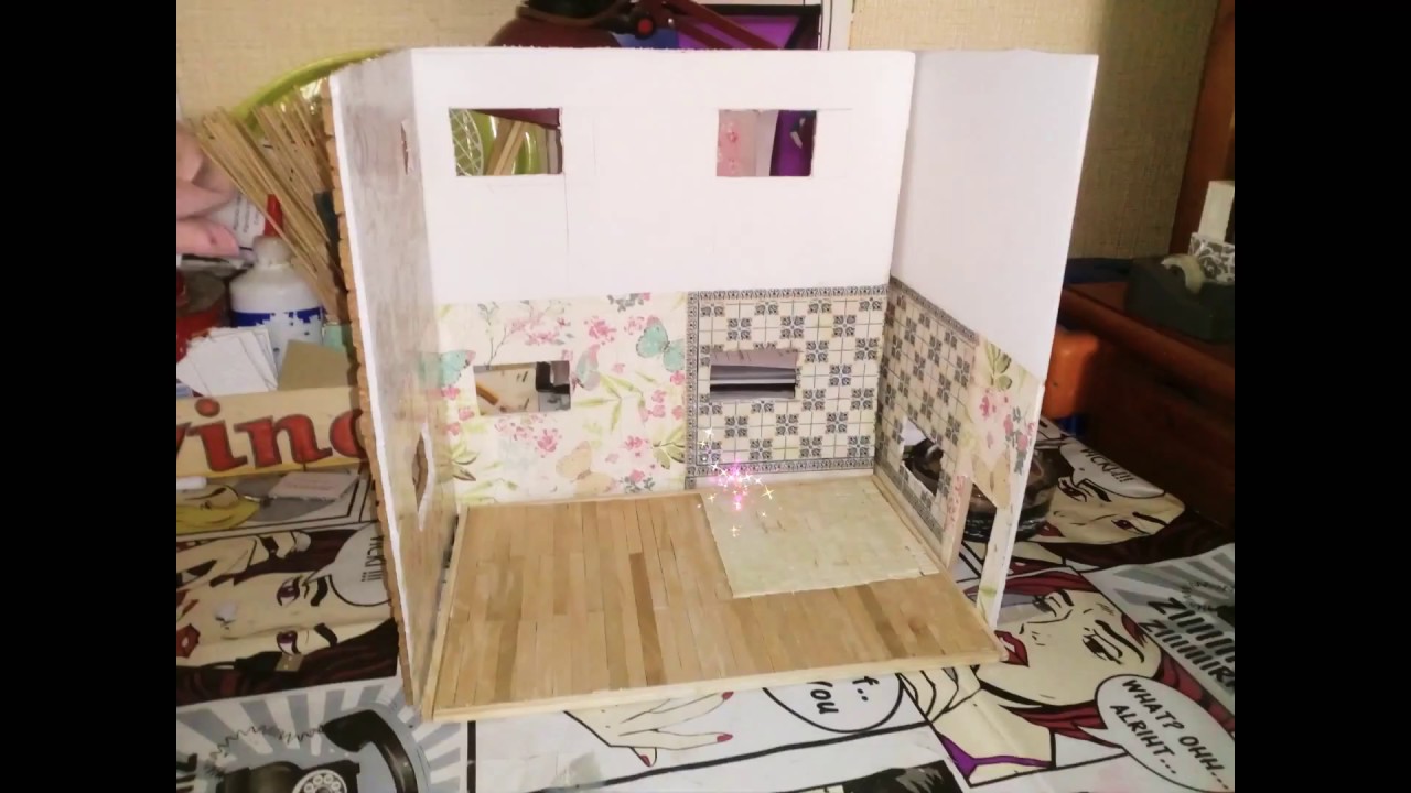 Casa miniatura diy rústica parte 1😀 - YouTube