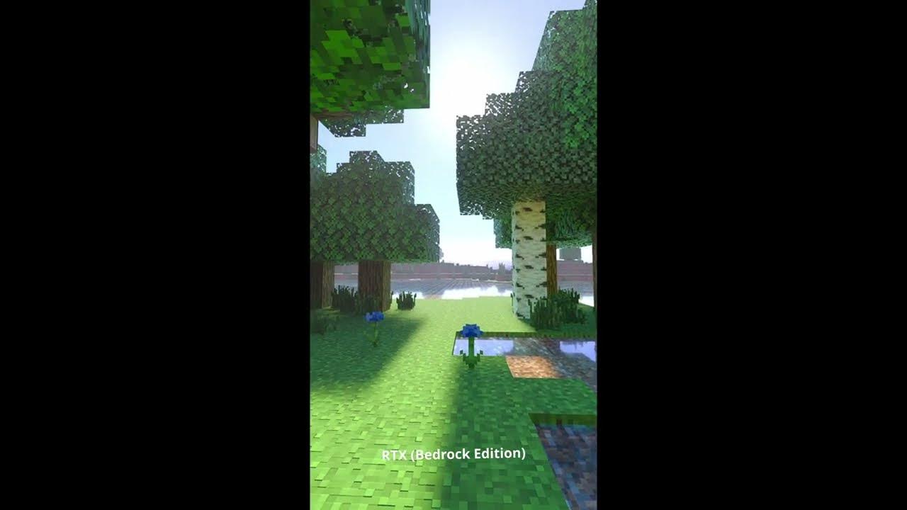 Java Shaders VS. Bedrock RTX #shorts #short - YouTube