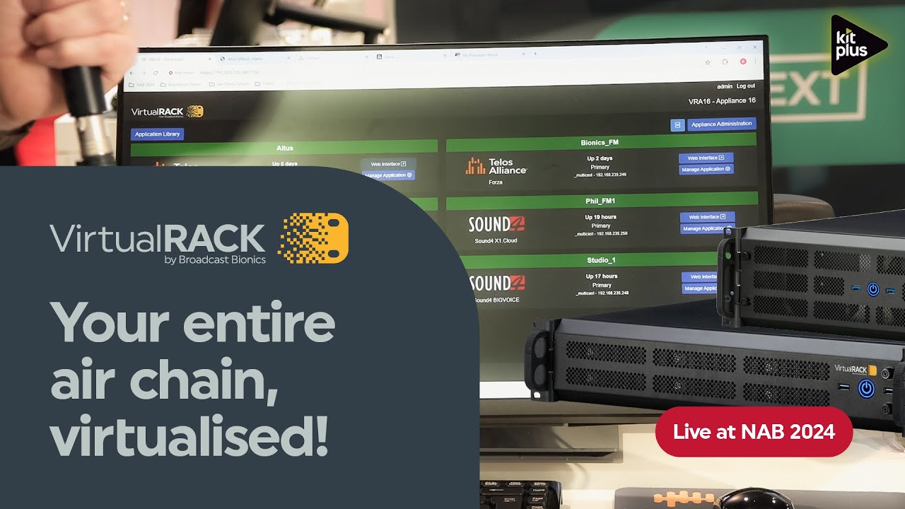 VirtualRack: Your entire air chain, virtualised in software - YouTube