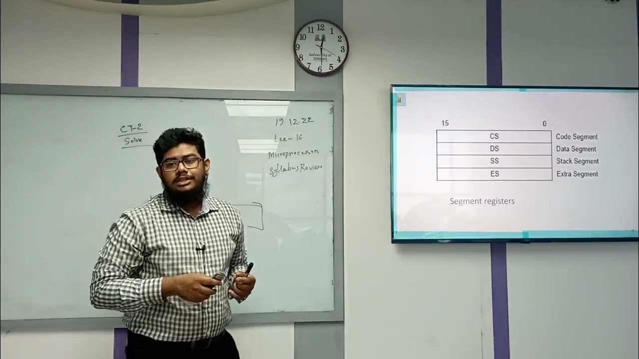 Microprocessor and Interfacing | Lecture-16 | CSE | Nurul Islam | University of Scholars - YouTube