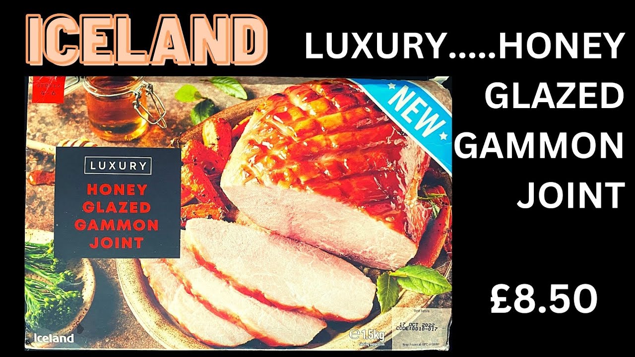 LUXURY Iceland Honey Glazed Gammon £8.50 - YouTube