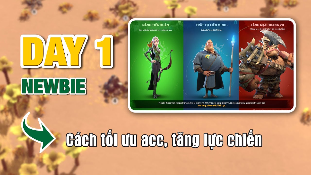 NEWBIE - DAY 1 | Call of Dragon | Mới chơi cần làm gì để tối ưu acc ...
