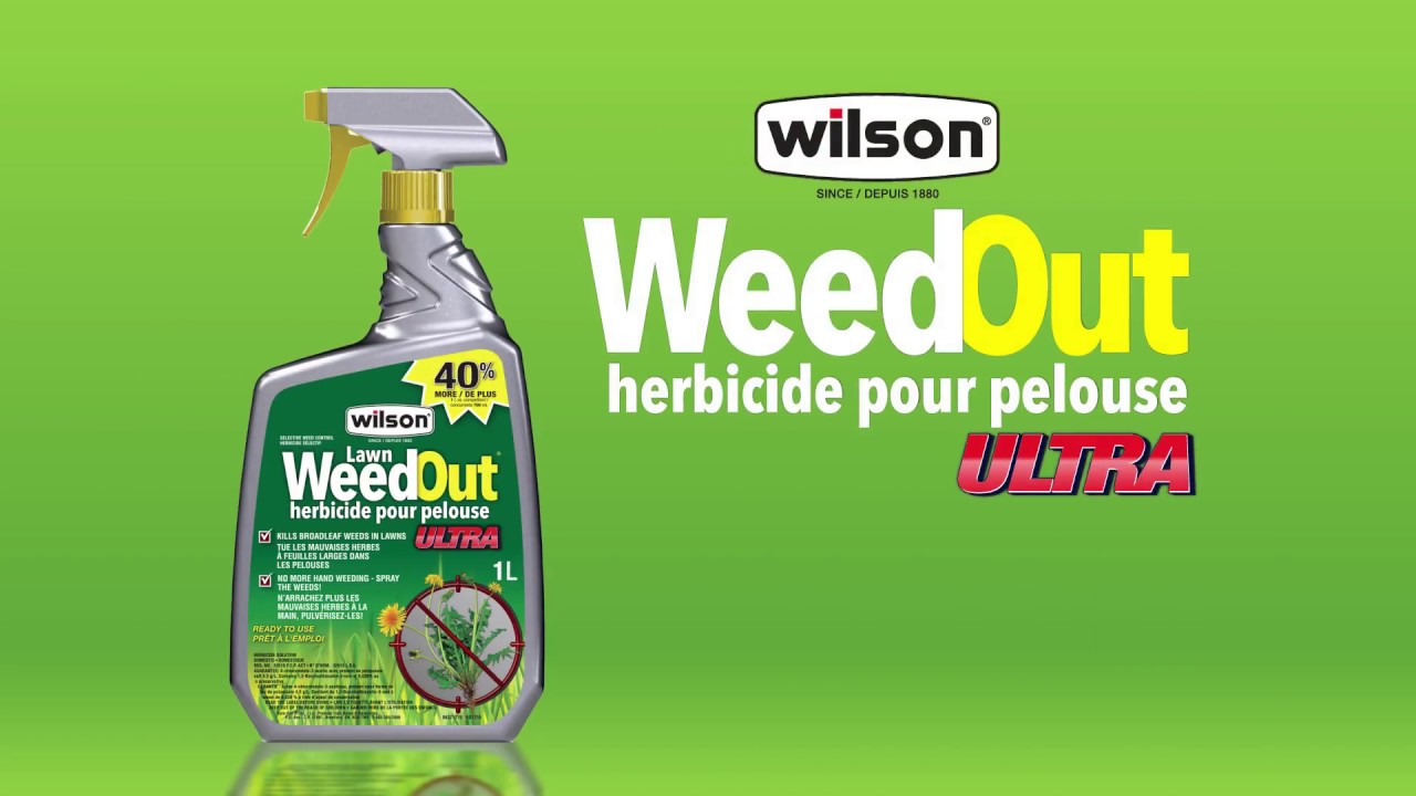 WeedOut herbicide pour pelouse Ultra - YouTube