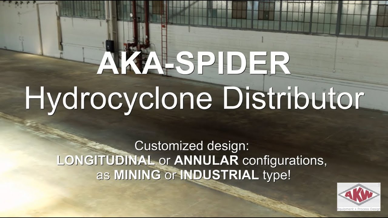 AKW Equipment + Process Design - Hydrocyclone Distributors AKA-SPIDER ...