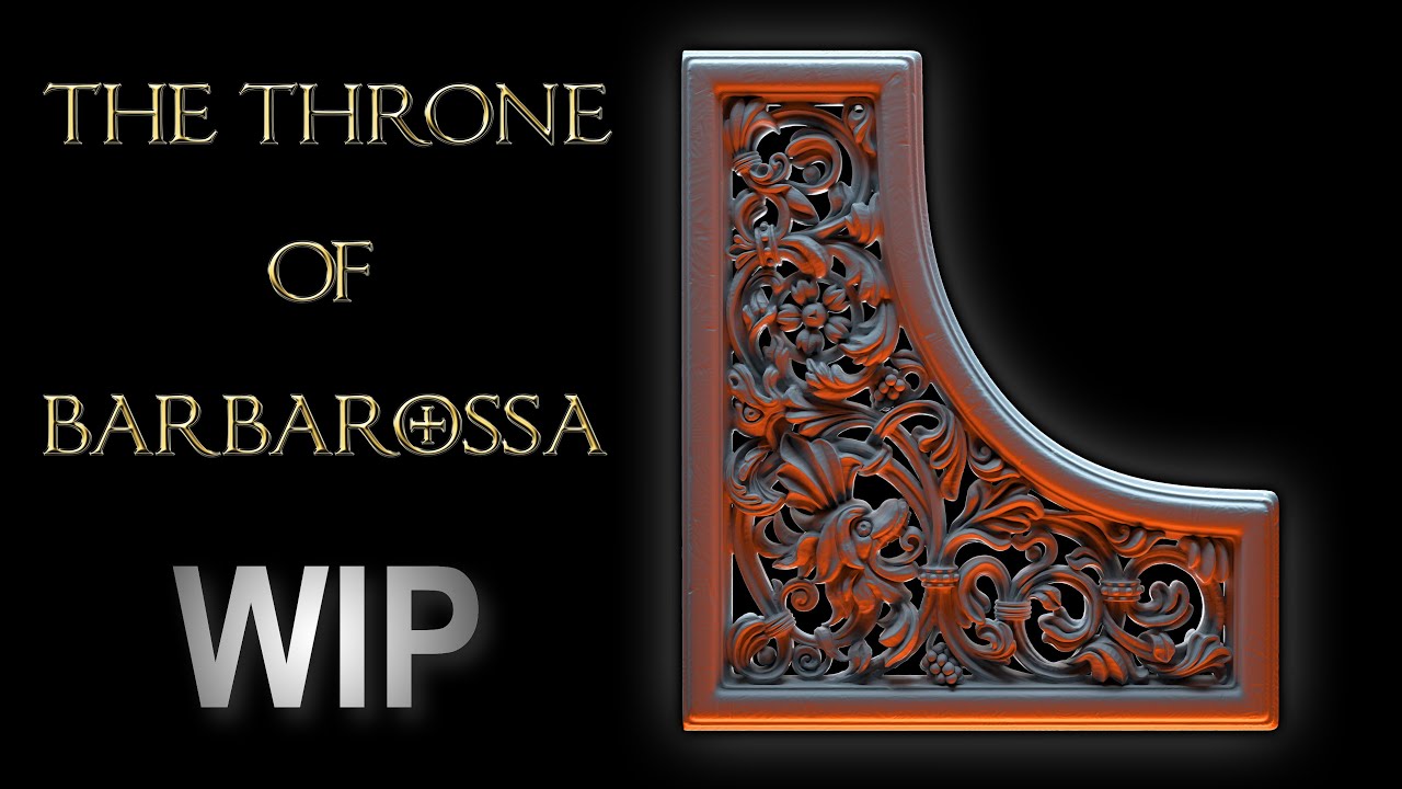 Throne of Barbarossa - Romanesque Ornaments (WIP) - YouTube