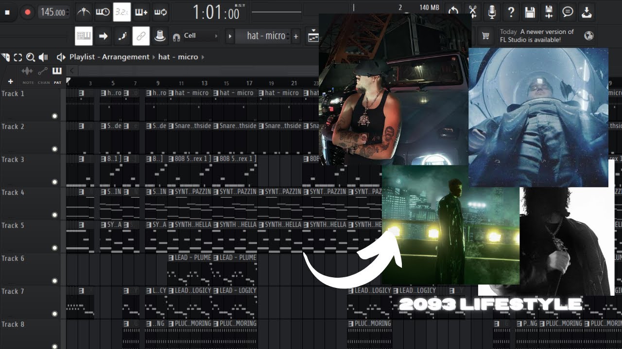 HOW TO MAKE "2093" TYPE BEATS FOR YEAT USING ONLY STOCK PLUGINS | 2093 ...