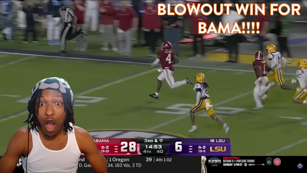 #11 Alabama vs #15 LSU | Full Game Highlights | 2024 College Football ...