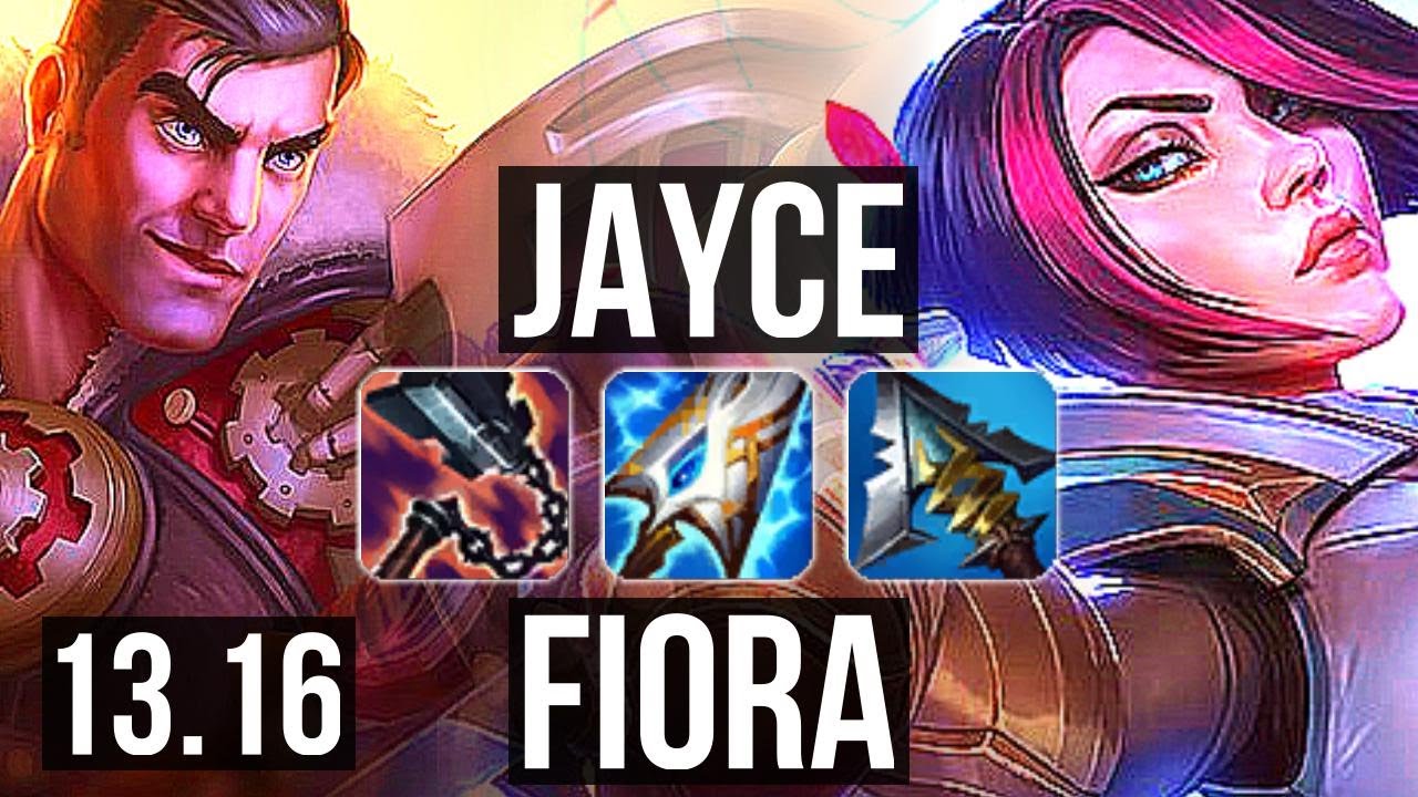 Jayce Vs Fiora Top 8 Solo Kills Legendary 21 2 2 300 Games Na