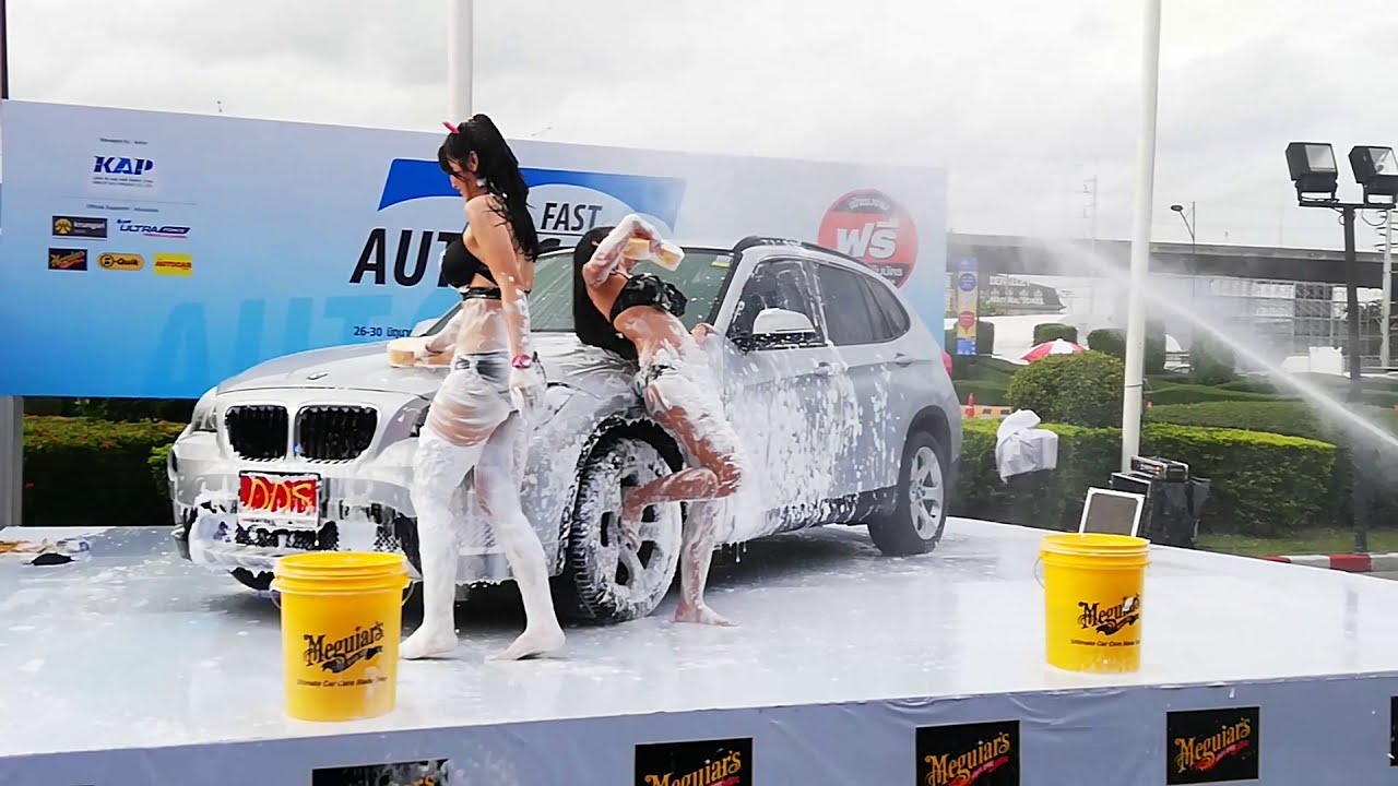 Sexy Car Wash Fast Auto Show Thailand 2019 Day3 Youtube