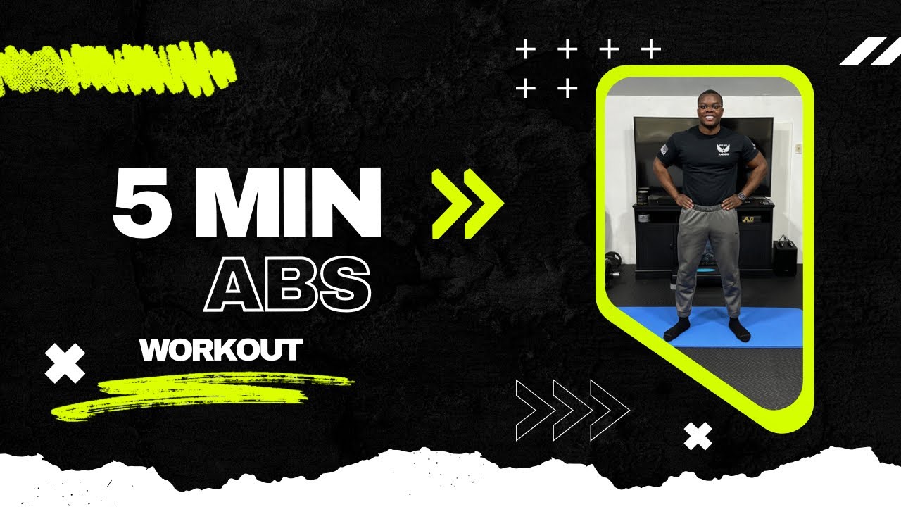 5 Minute Abs Workout for Beginners - YouTube