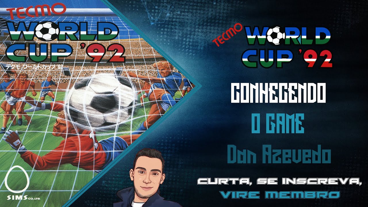 TECMO WORLD CUP 92 - Conhecendo o GAME (MEGA DRIVE) - YouTube