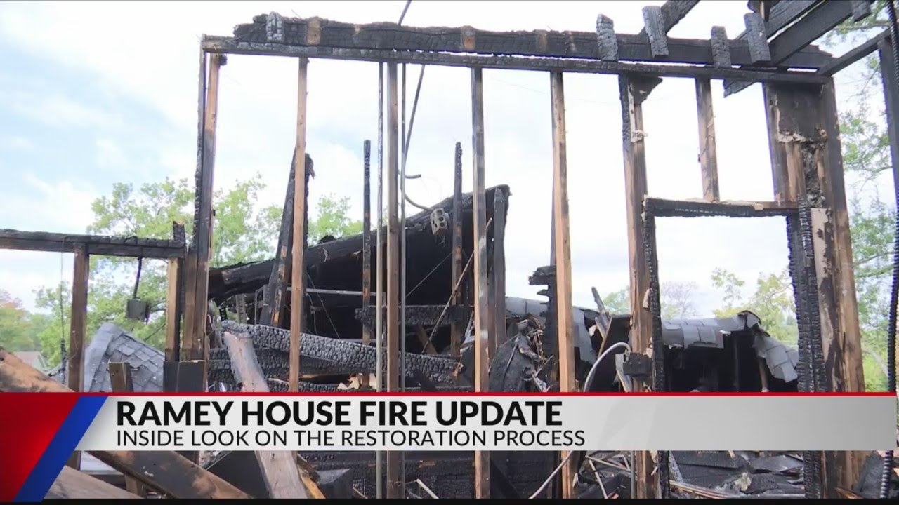 Here's a look inside Tyler's historic Ramey House after the fire was ...