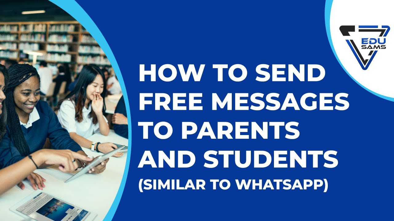 How to send FREE messages to Parents and Students - YouTube