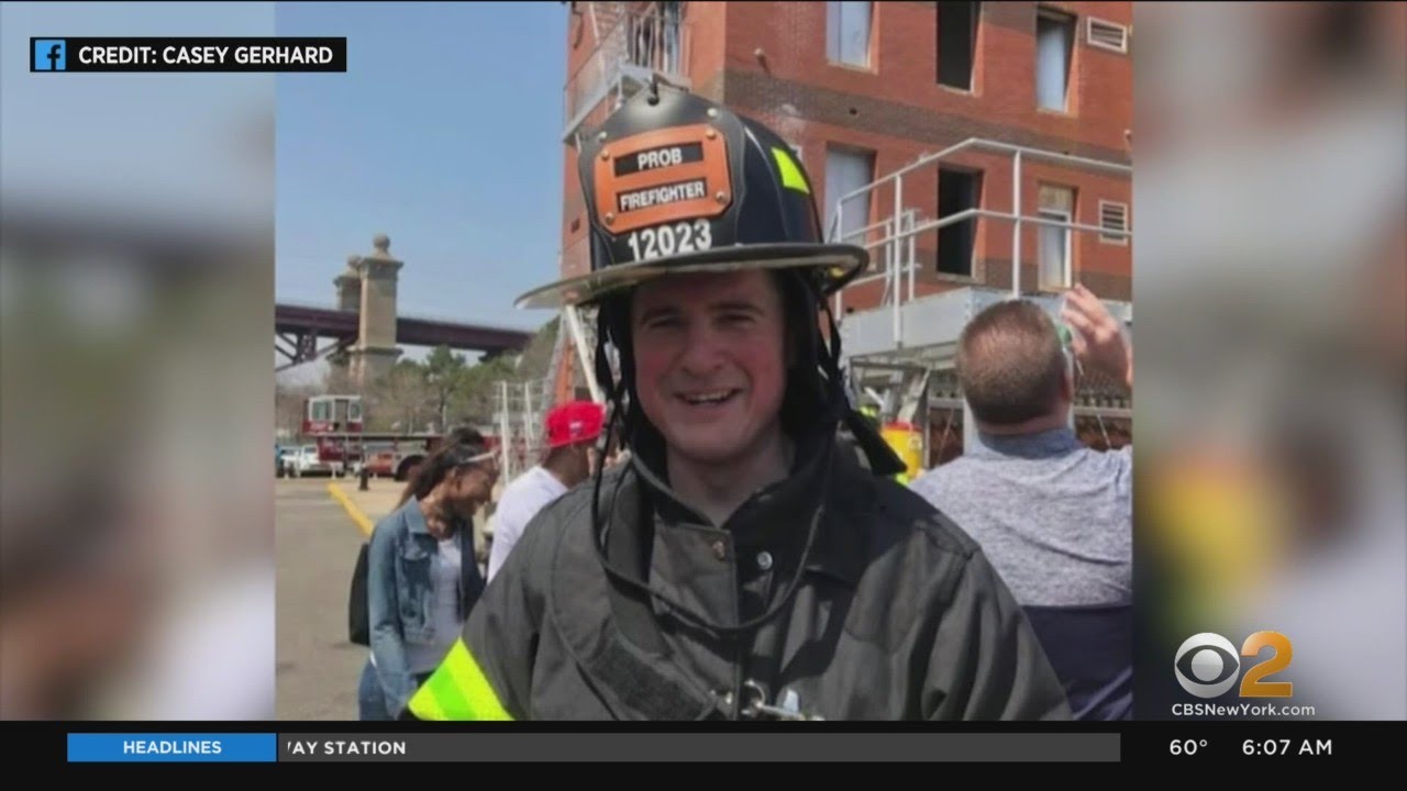 Funeral today for fallen Firefighter Jesse Gerhard - YouTube