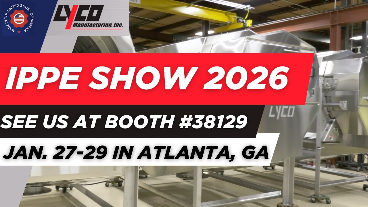 2026 IPPE Trade Show | Lyco Manufacturing | Industrial Food Processing ...