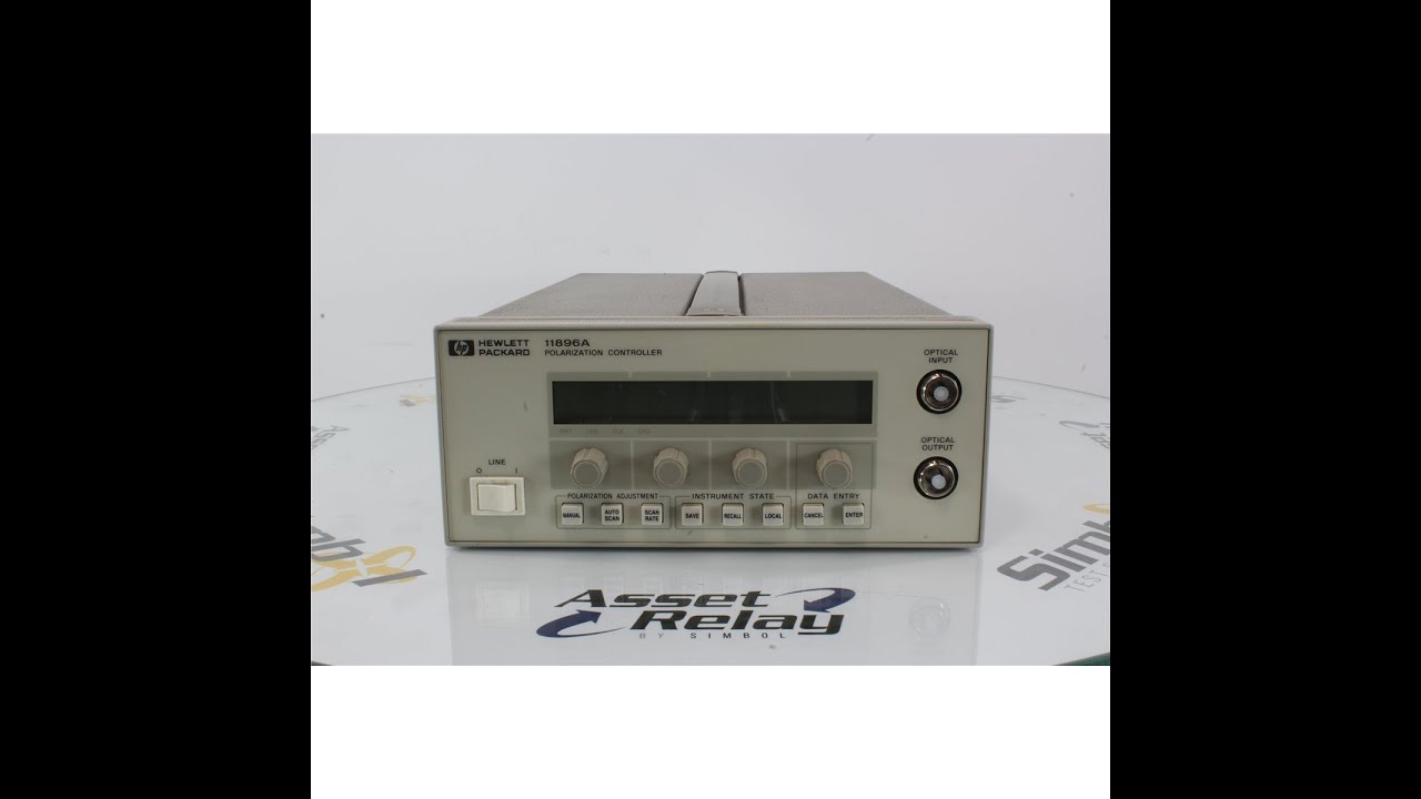 HP Agilent (Keysight) 11896A Polarization Controller - YouTube