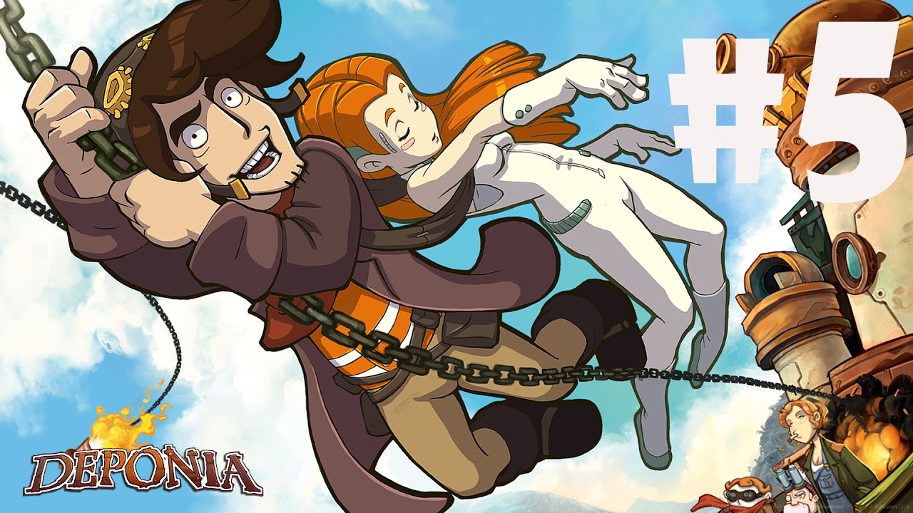 Видеопрохождение Deponia #5 Путешествие к месту встречи (Rus Sub ...