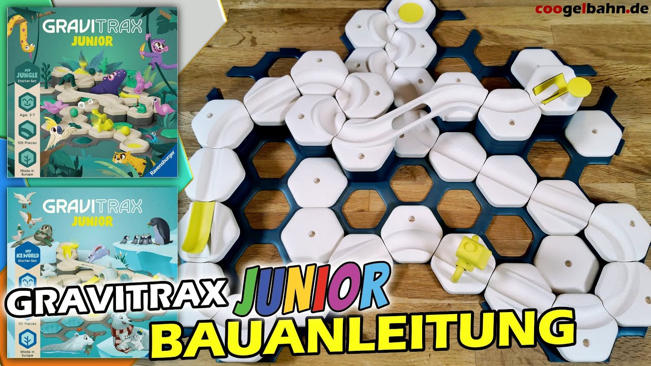 Bauanleitung für GRAVITRAX JUNIOR mit dem Starter-Set JUNGLE oder ICE ...