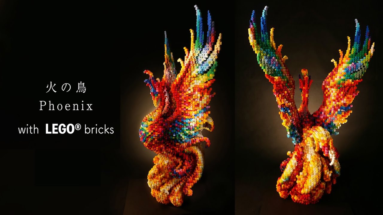 「火の鳥」 Phoenix with LEGO®︎ Bricks - YouTube