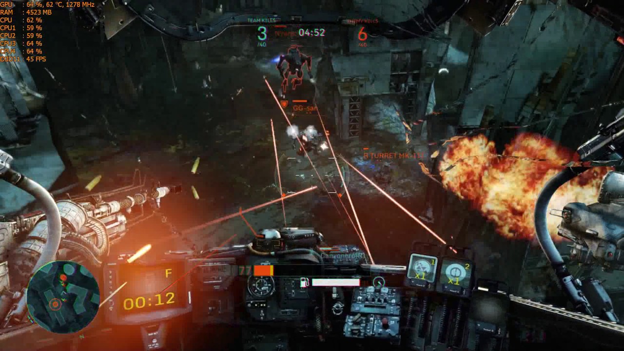 Athlon X4 845 / GTX 960 HAWKEN FPS-Test - YouTube