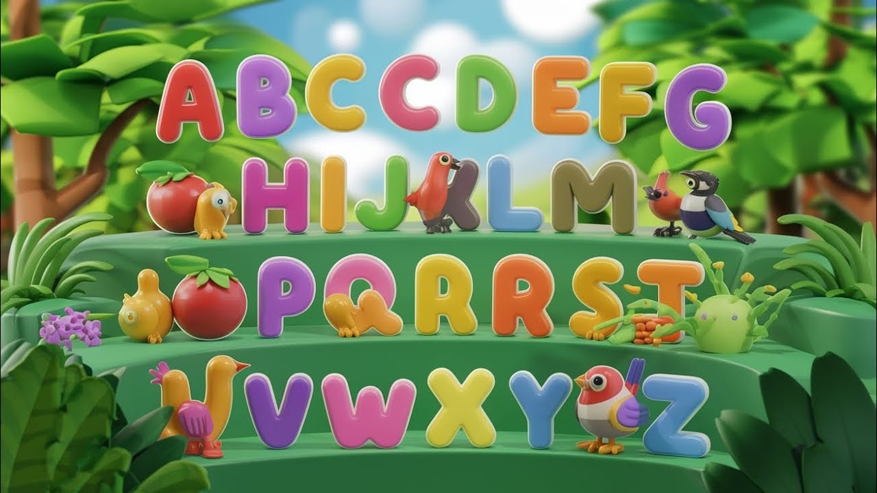 ABC Alphabet Learning for Kids 🔤 | Fun & Easy ABC Song 🎶 | Educational ...