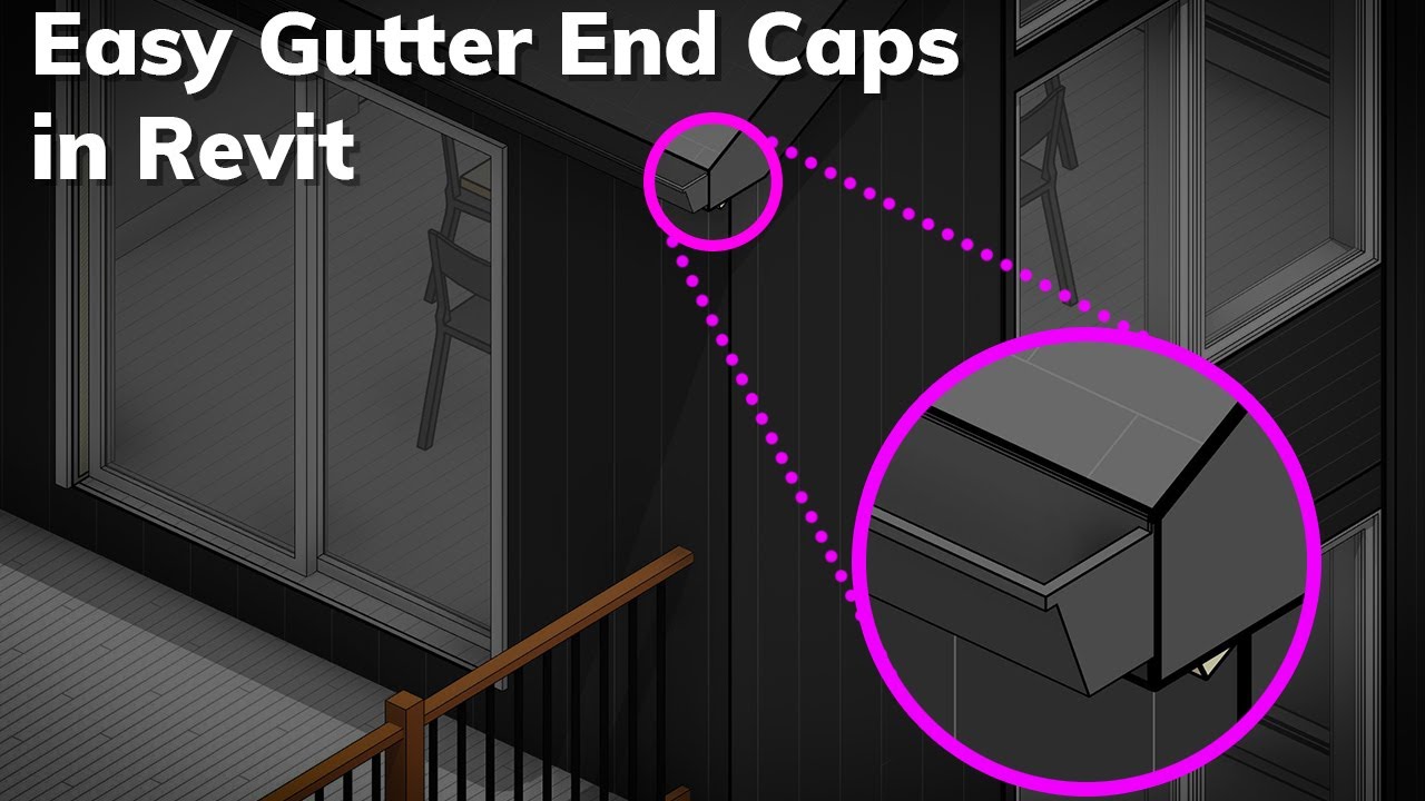 Easy Gutter End Caps in Revit Tutorial - YouTube