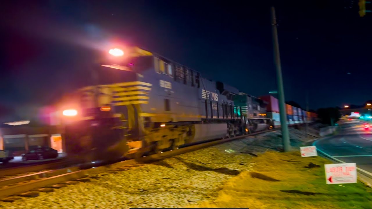 NS 245 ex NS 23E: NS 8128 1056 Austell GA - YouTube