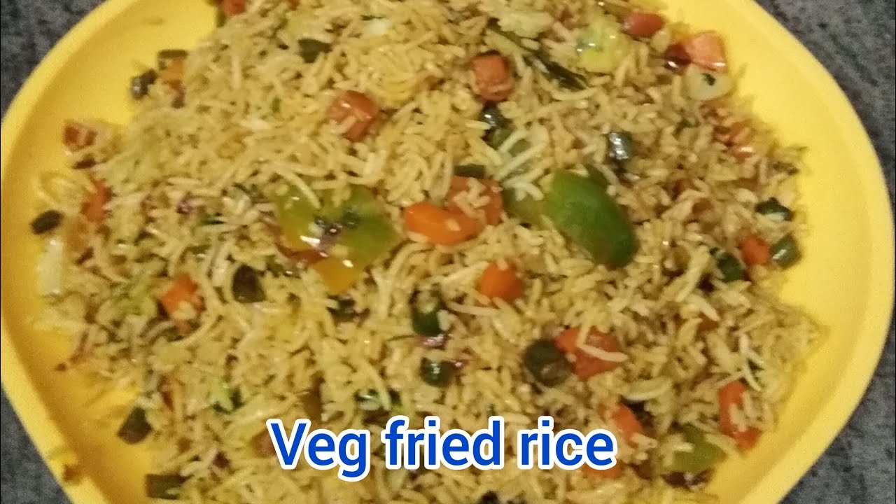 Vegetable fried rice//Quick Lunch Box recipe//veg fried rice - YouTube
