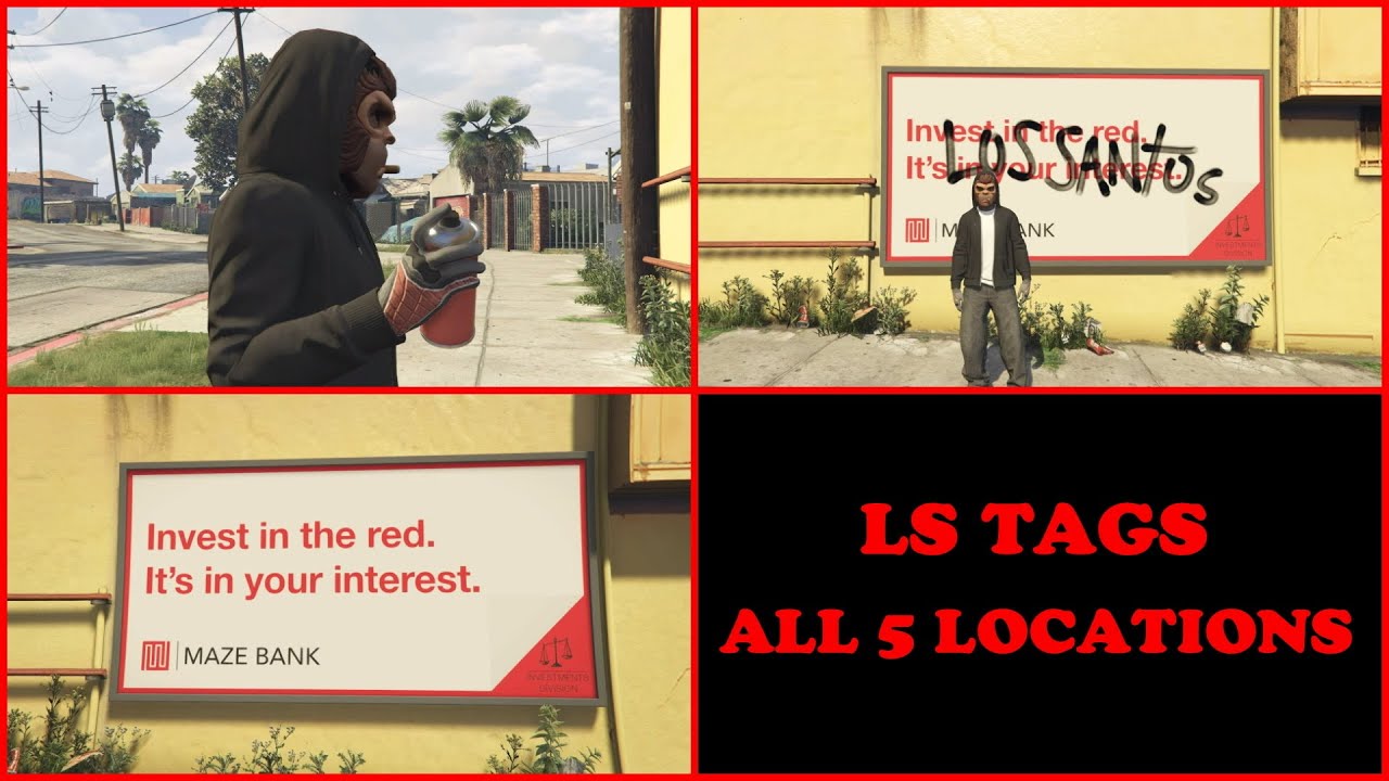 GTA5-Ls Tags All 5 Locations For December 3 2025 - YouTube